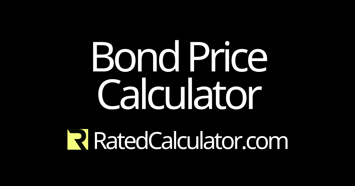 Bond Price Calculator with Formula, Examples & Steps