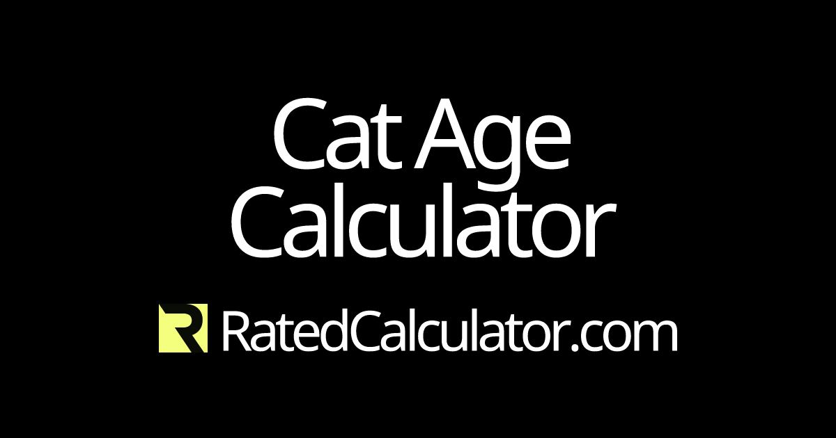 Cat Age Calculator | Convert Cat Years to Human Years