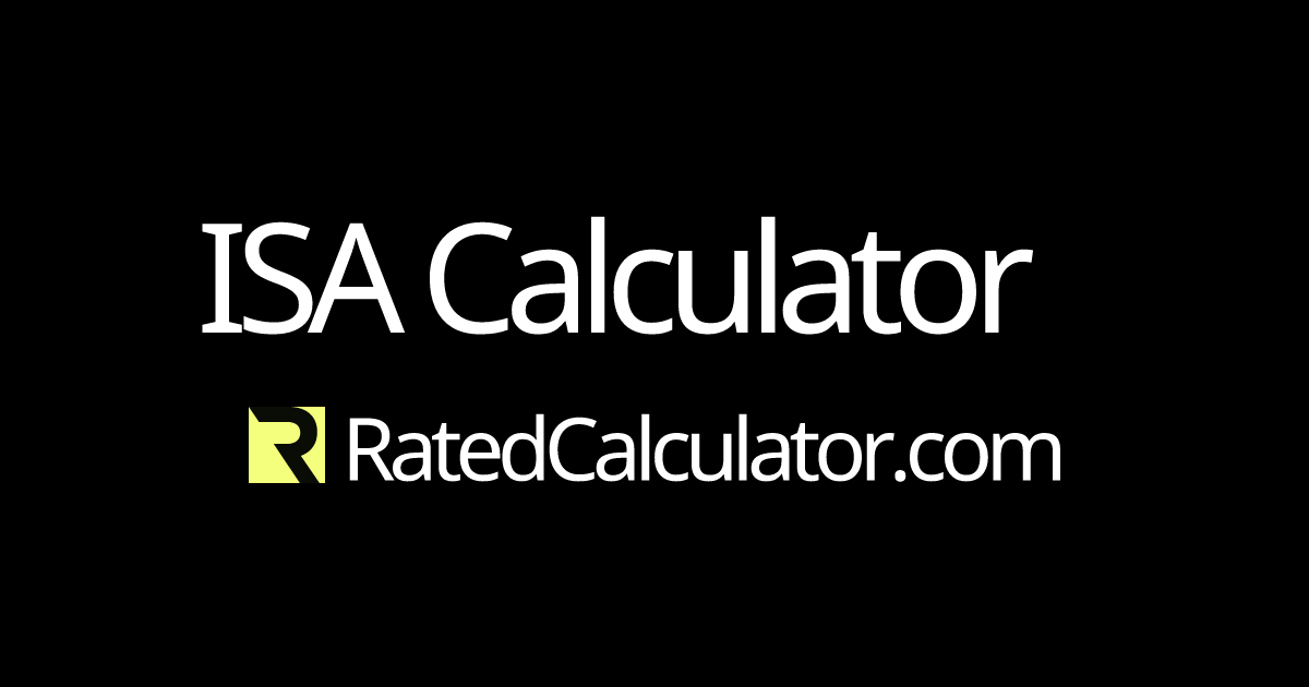 ISA Calculator | Calculate Your Tax-Free Investment Growth