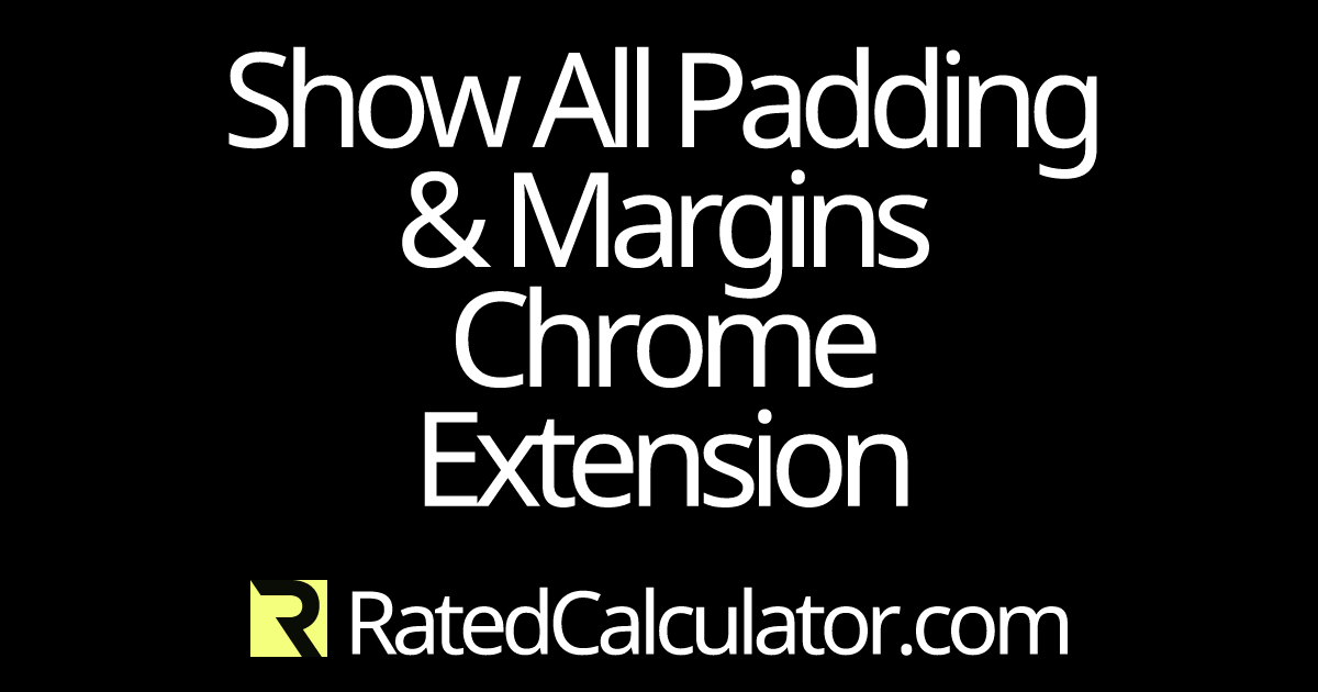 Show All Padding & Margins Chrome Extension