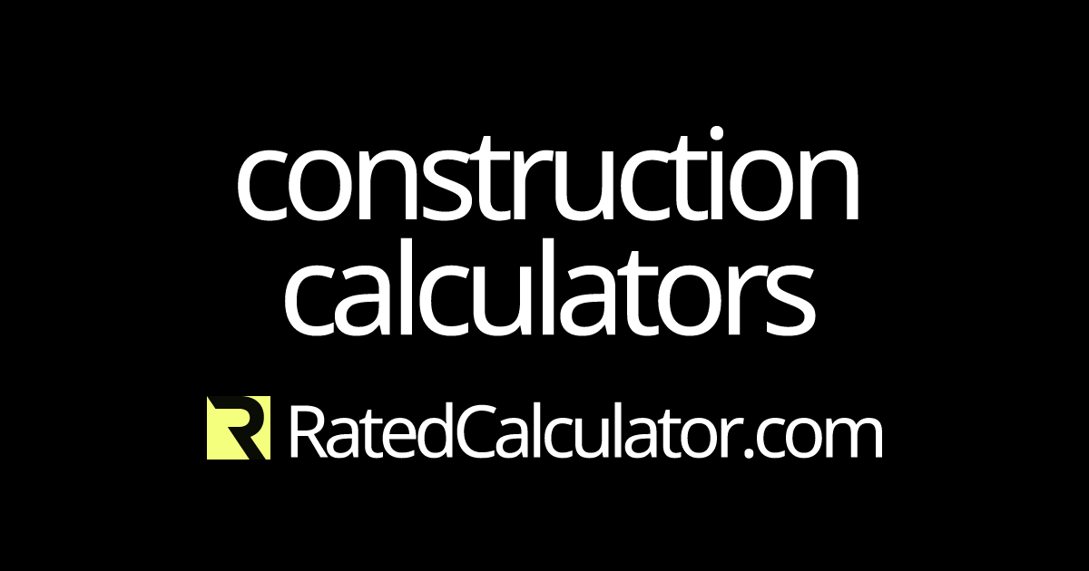 Construction Calculators Including Landscaping
