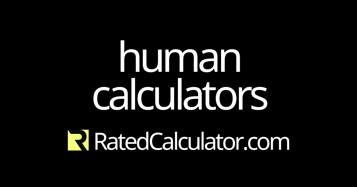 Human Calculators Including Fitness, Health, And Women's Health